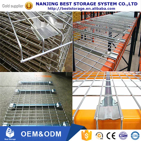 Selective Pallet Rack Galvanized Welded Wire Mesh Decking Panel - Buy ...