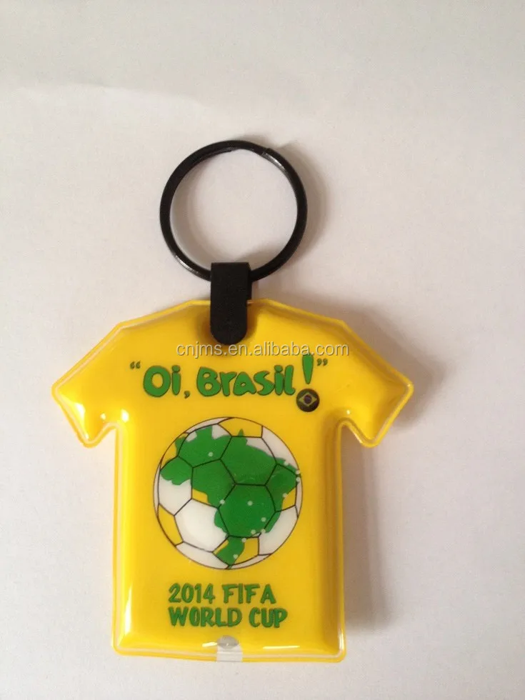 Promotion Gifts Souvenir Pvc Keychain Led Squeeze Light Custom Beer ...