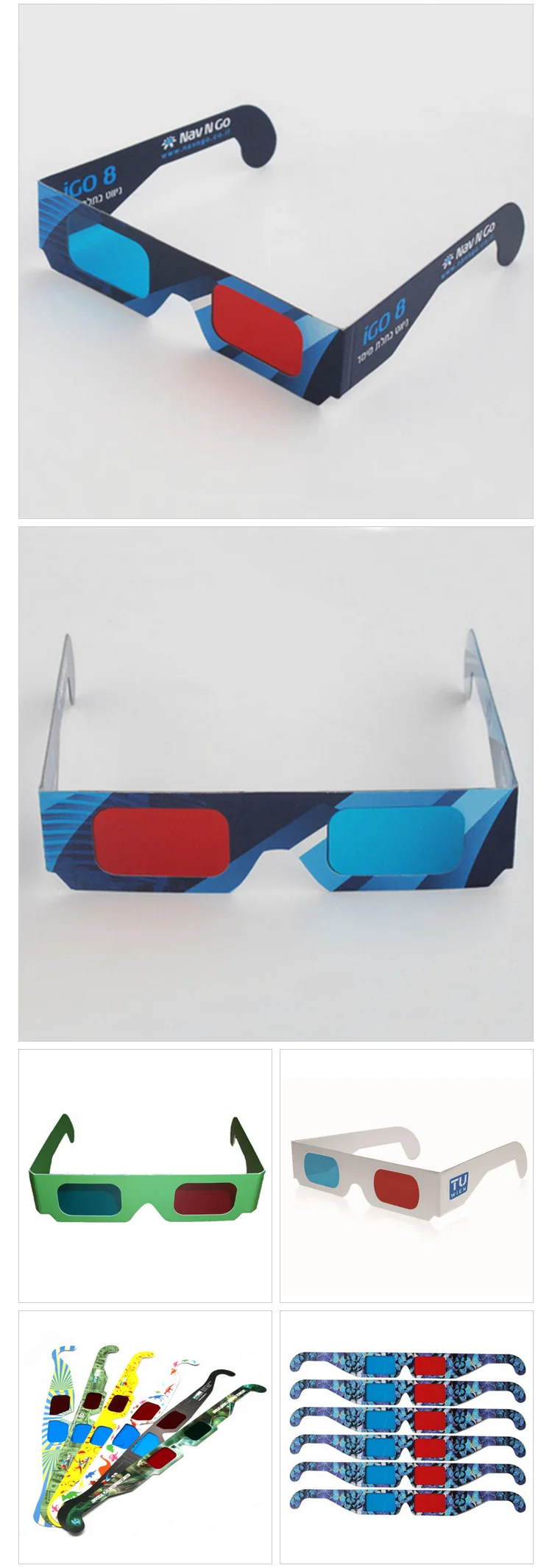 Cheap Cardboard Glasses Customized Design Fashion 3d Paper Glasses ...