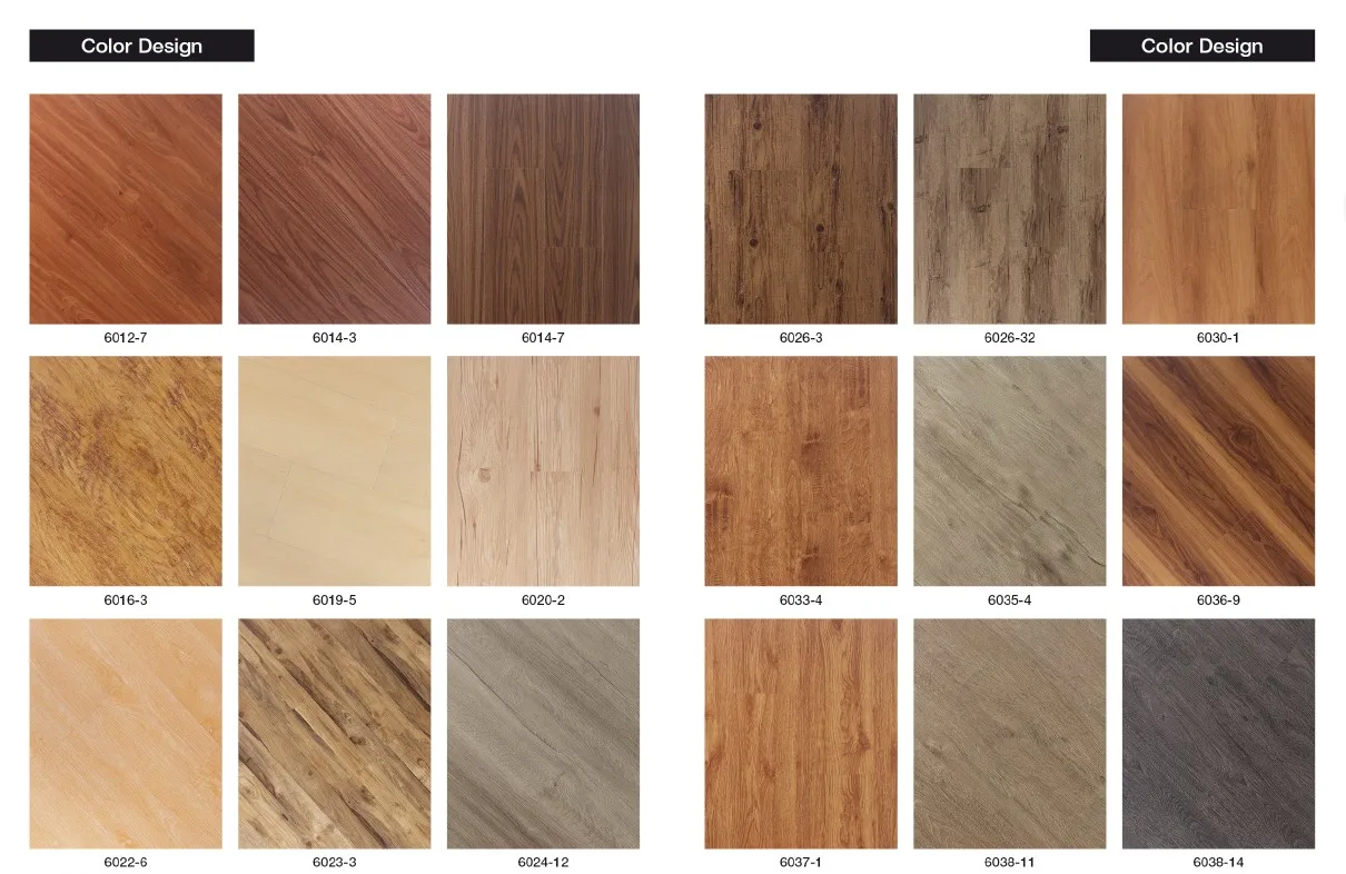 PVC Floor Tile Oak Wood Texture Luxury Vinyl Plank LVT Click System ...