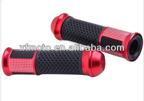 7/8" Handle Bar Hand Grips For Kawasaki Ninja Zx6 Zx6r Zx7 Zx7r Zx9 Red ...