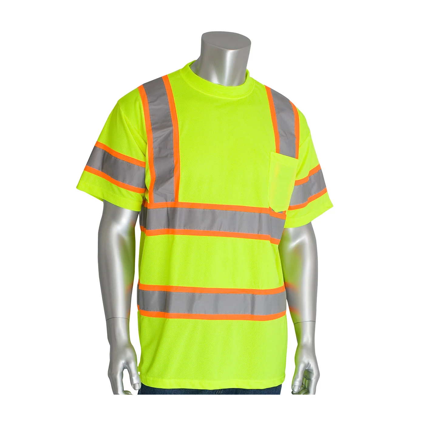 Best Selling High Visibility Yellow Work T-shirts High Quality Round ...