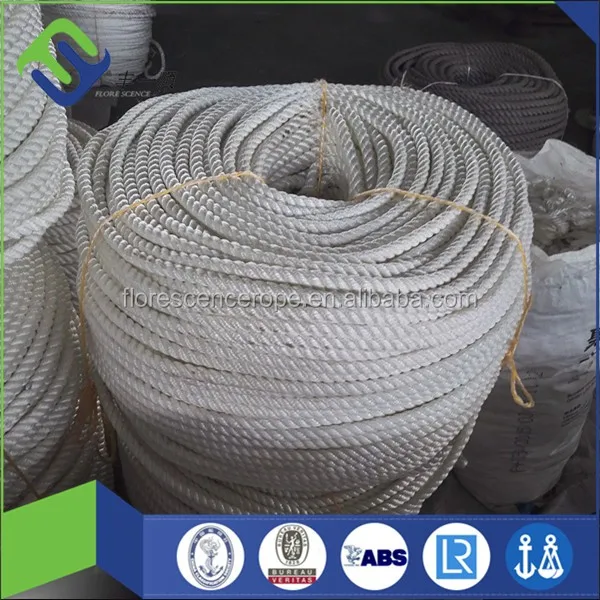 1 Inch White Color 3 Strand Twisted Nylon Polyamide Rope For Sale - Buy ...