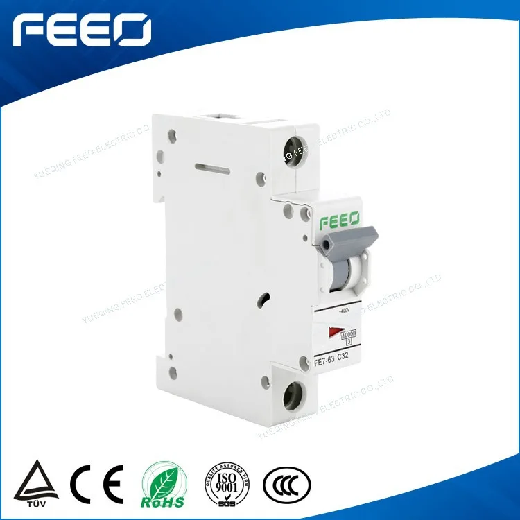 Feeo Fe7-63 1p,2p,3p,4p Ac Mcb Miniature Circuit Breaker 230v400vac 1 ...