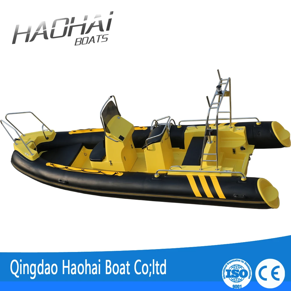 19ft RIB 580cm Fiberglass Inflatable Hypalon Boat - Durable & Versatile
