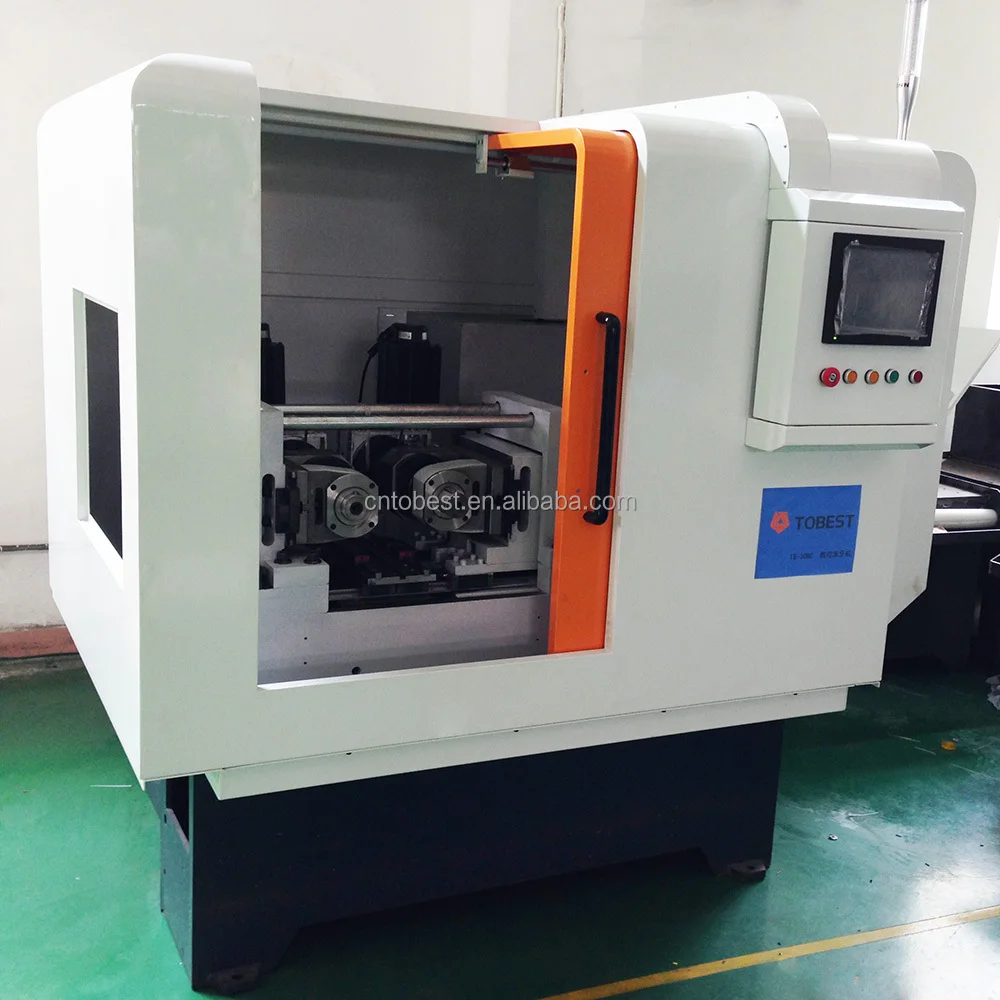 Cnc Thread Rolling Machine Nut Bolt Making Machine Cnc Screw Making ...