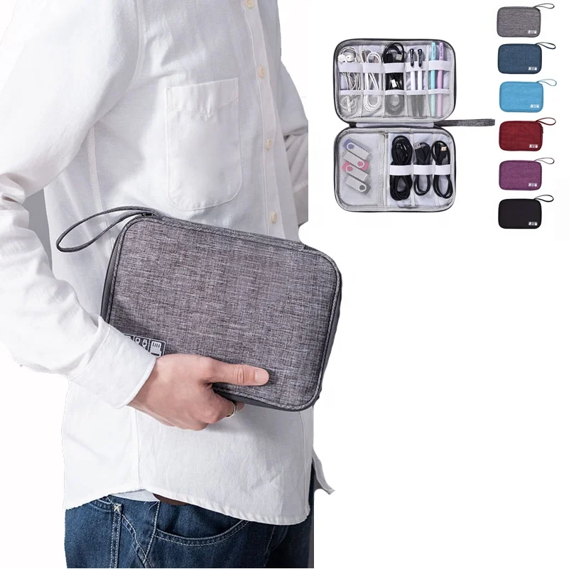 Double Layers Travel Digital Gadget Storage Bags - Eco-friendly
