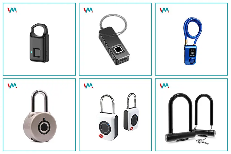 New Mini Portable Anti-theft Smart Bluetooth Fingerprint Padlock With ...