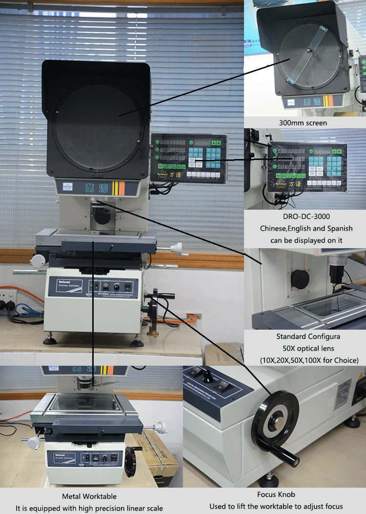 Measuring Profile Projector - 3D Vision Inspection System