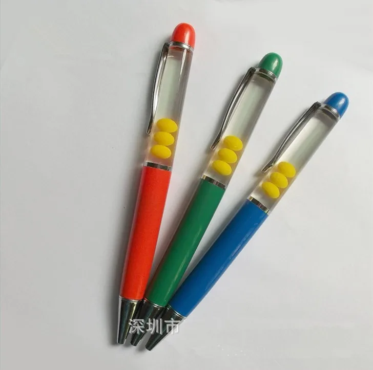 Promotional Promotional Floating Pen With 2d/3d Objects Inside,Liquid ...