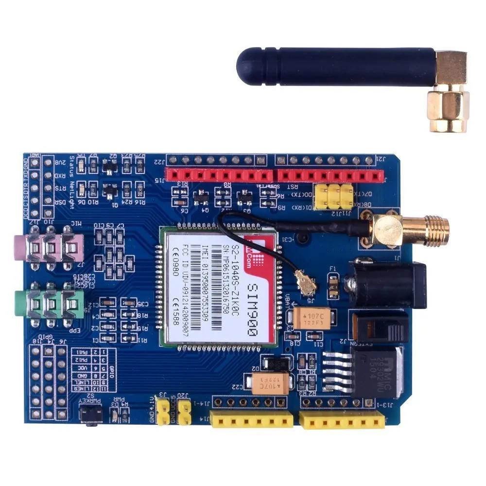 Gsm/gprs/sms Sim900 Quad-band Module Development Board Wireless Data ...