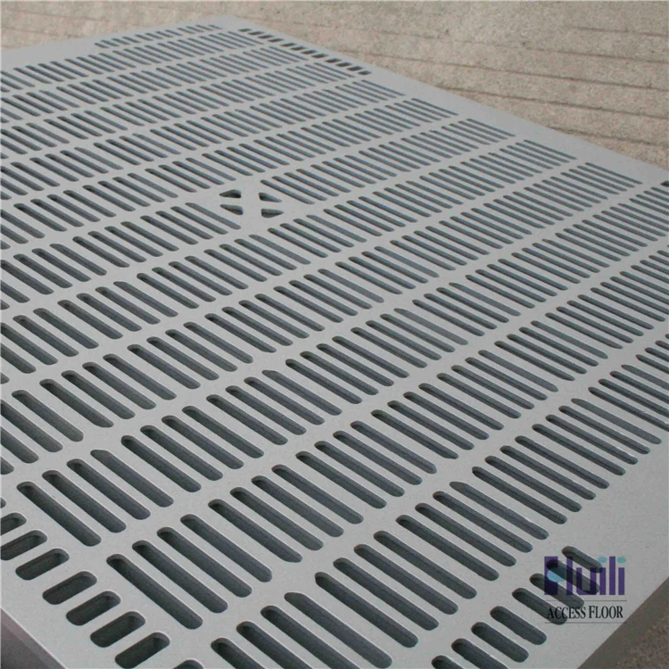 50% Aluminium Grating Panel Raised Access Floor For Semi-conductor ...