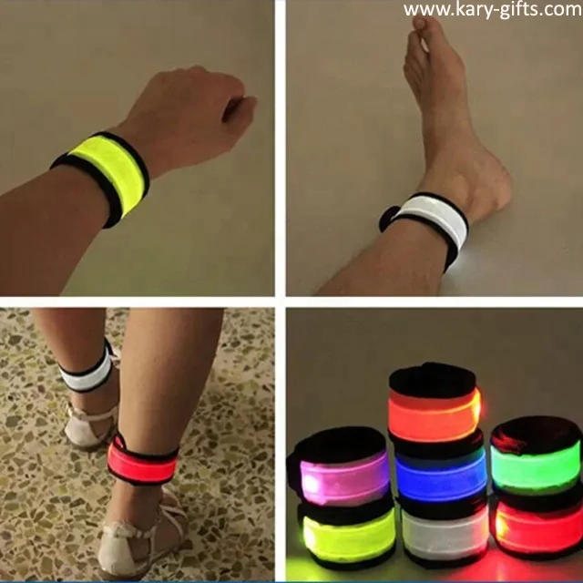Wholesale Nylon Sports Fitness Slap Band Led Slap Bracelet - Buy Led ...