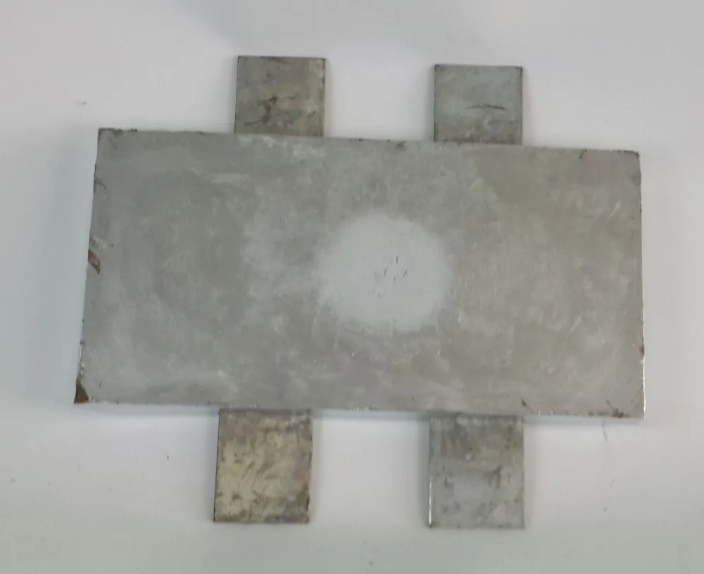Welding Type Zinc Anode With Double Iron Feet For Ship Hull - Buy ...