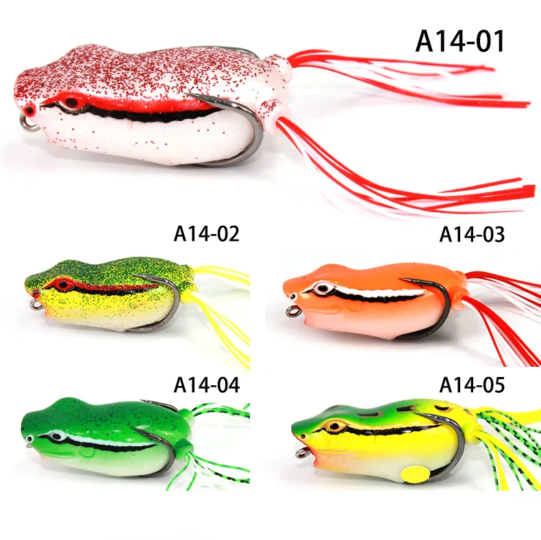 Manufacturer Supply Artificial Fishing Jump Frog Lure,In Stock Topwater ...