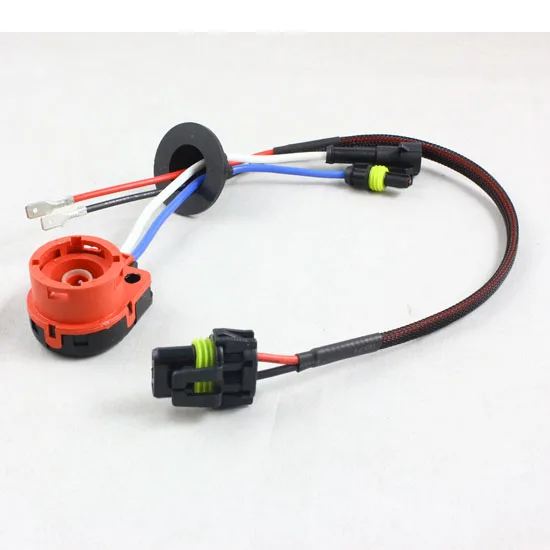 Hid D2s D2/c/r/d4 Adapter Amp Socket Converter Cable Xenon Harness Wire ...