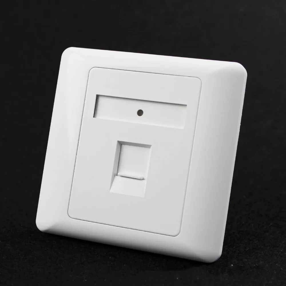 1 Port Modular Face Plate Rj45 Keystone Jack Face Plate - Buy Face ...