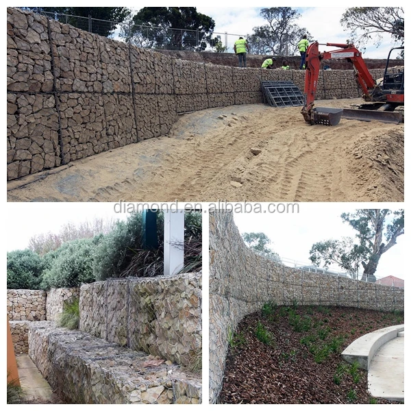 Rock Block Retaining Wall/rock Wire Mesh/retaining Wall Wire Mesh - Buy ...