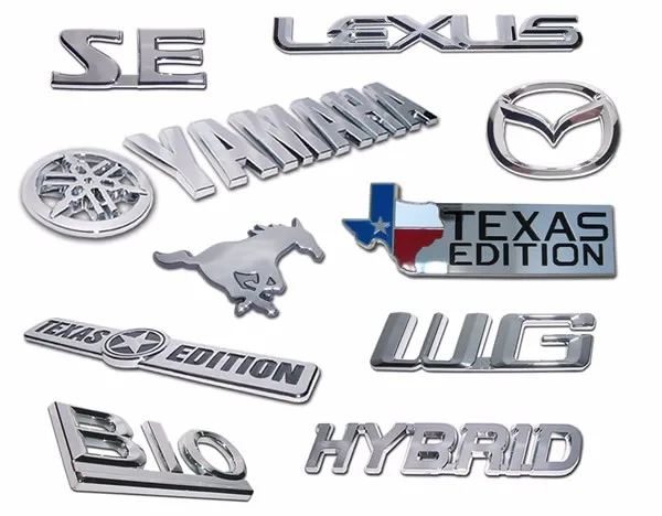 Abs Chrome Stickers Car Emblems Custom Plastic Skull Emblems - Buy Abs ...