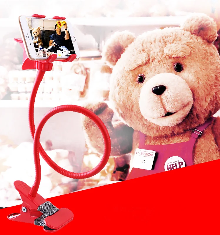 Flexible Metal Long Arm Lazy Phone Holder,Lazy Bracket Mobile Phone ...