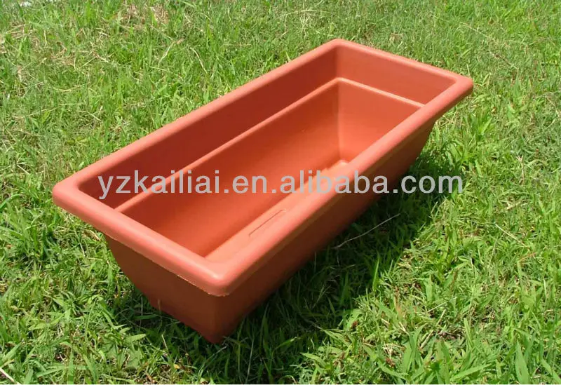 Outdoor Home Decor Garden Plant Pot Planter Box Rectangular Long ...