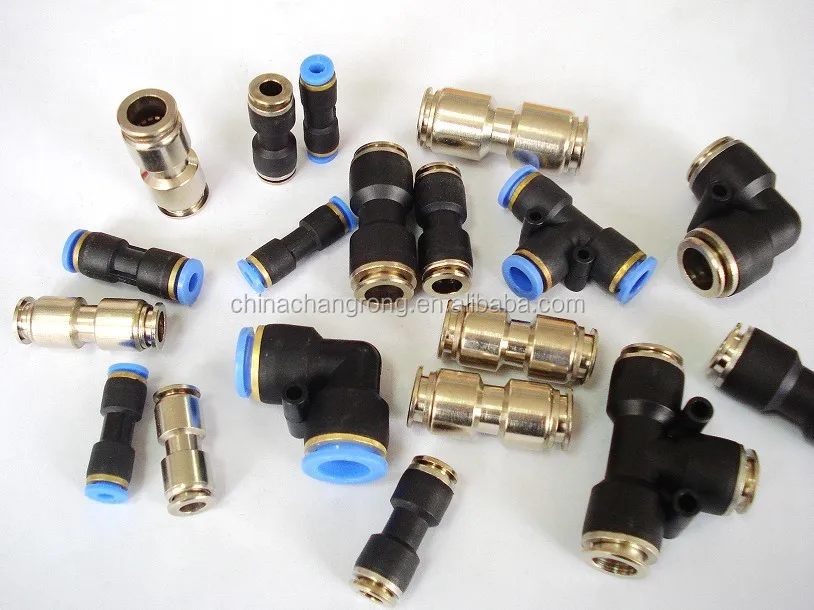 Quick Connector Plastic Quick Tee Connect Fitting 6mm Plastic Pneumatic ...