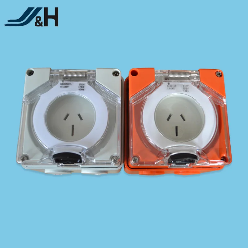 Australia Saa Proved 3 Pin 15 Amp Socket Power Polycarbonate Insulating ...