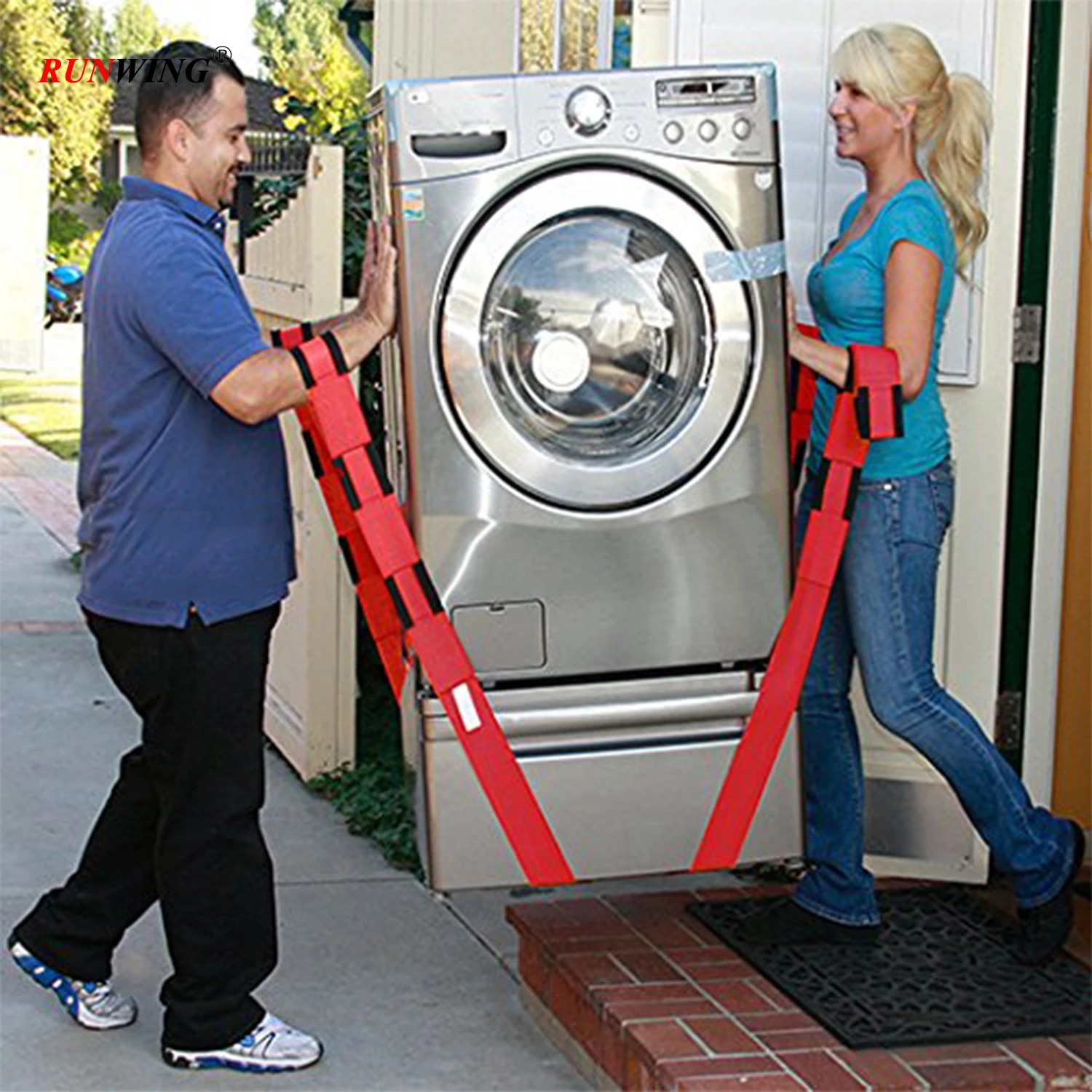 2 Person Moving System Lifting And Moving Straps For Carry Furniture ...