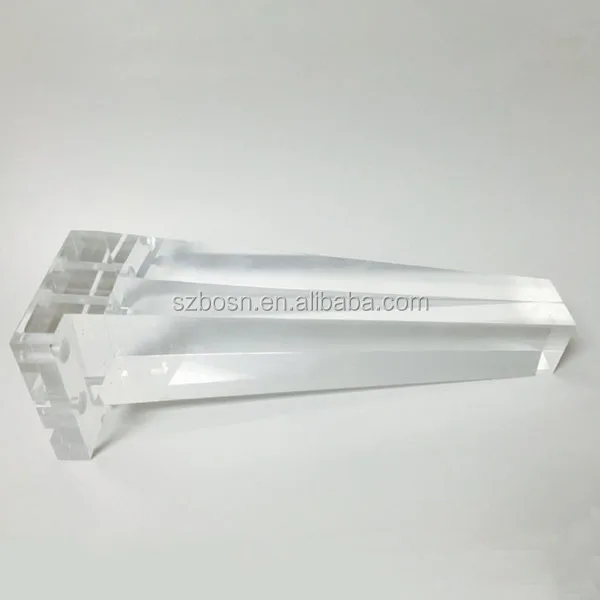 Clear Acrylic Table Legs - Durable & Water Resistant, Custom Sizes ...