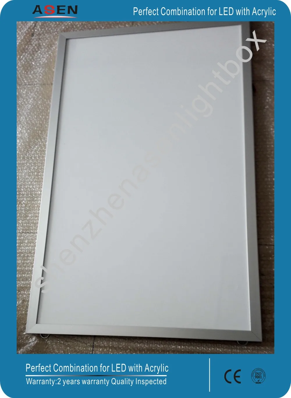 15mm Extreme Slim Flat Aluminium Snap Frame Led Light Box Display - Buy ...