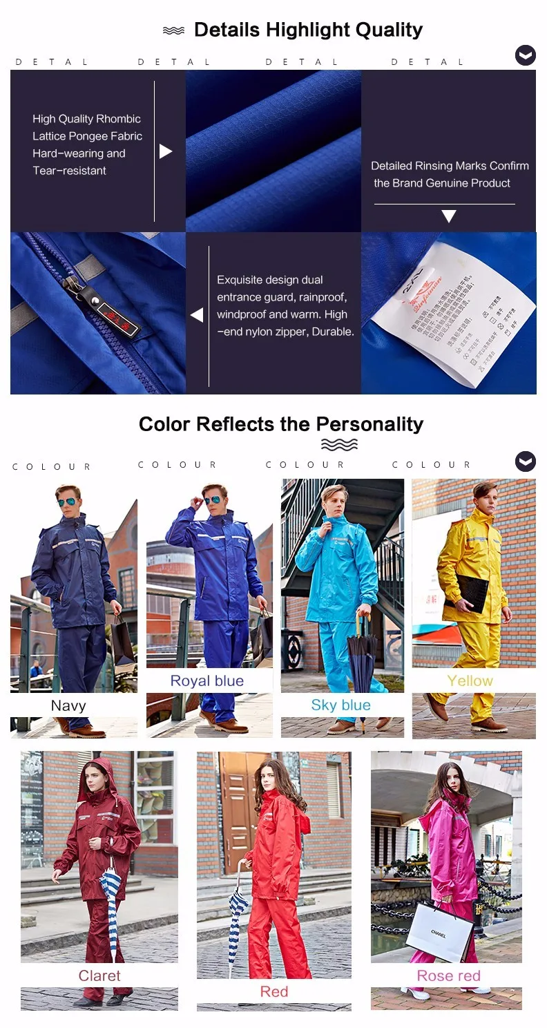 Cheap Waterproof Raincoat Suit Man And Woman Pvc 3m Rainwear - Buy ...