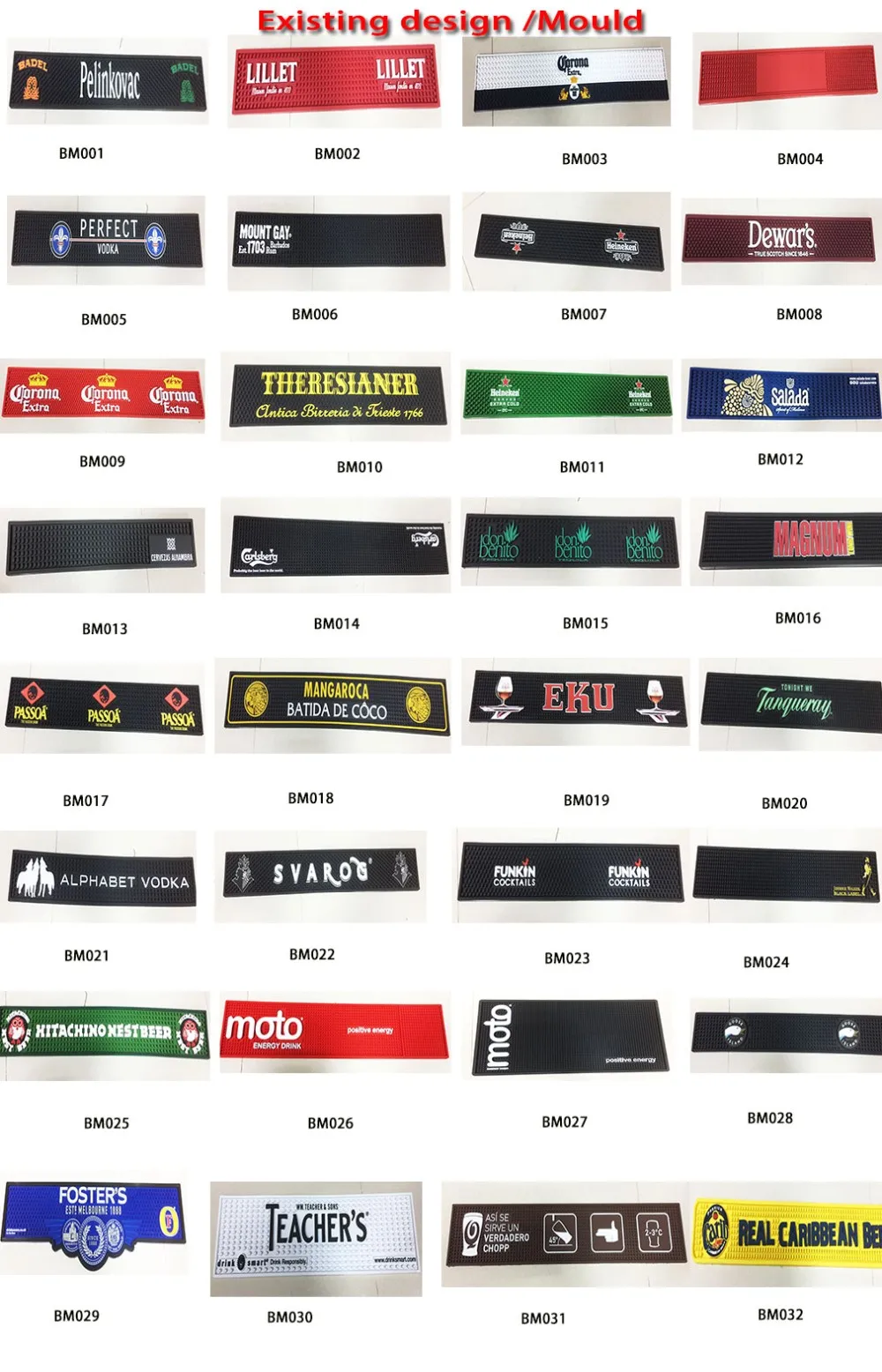 Neoprene Blank Rubber Blank Bar Runner Sublimation - Buy Blank Bar ...