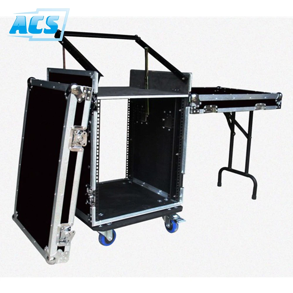 Optional Color Slide Door Rack Flight Case For Exhibition - Buy Power ...