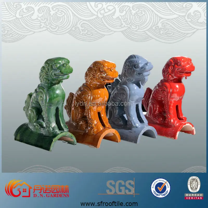 Handmade Roof Beast Art Chinese Glazed Roofing Ornament For Chinese ...
