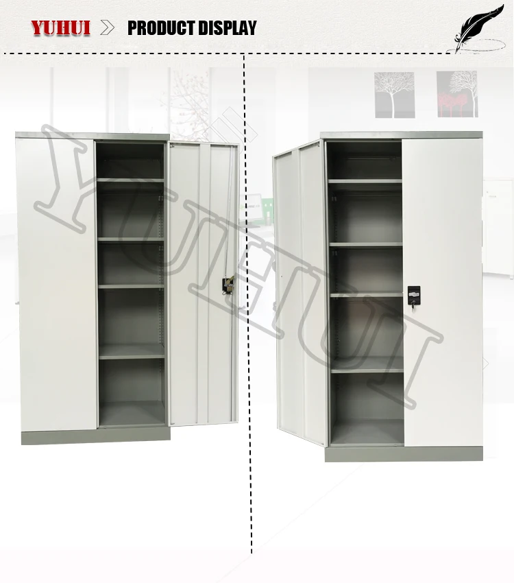 2 Door Disassembly Steel Cupboard Design / Double Door Metal Filing ...