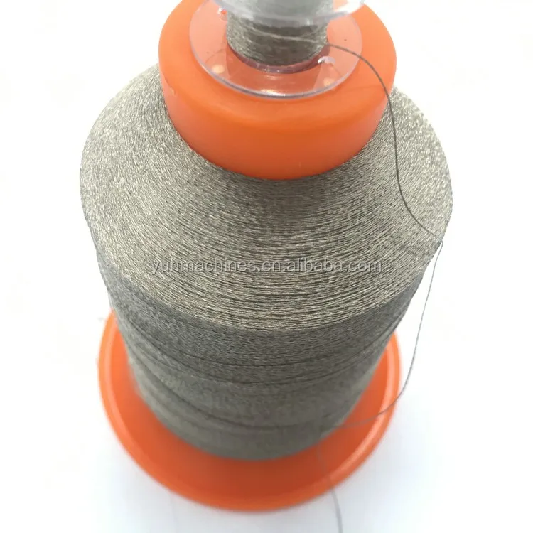 Block Emf 200d Conductive Silver Thread Coated Nylon Yarn For Touch ...