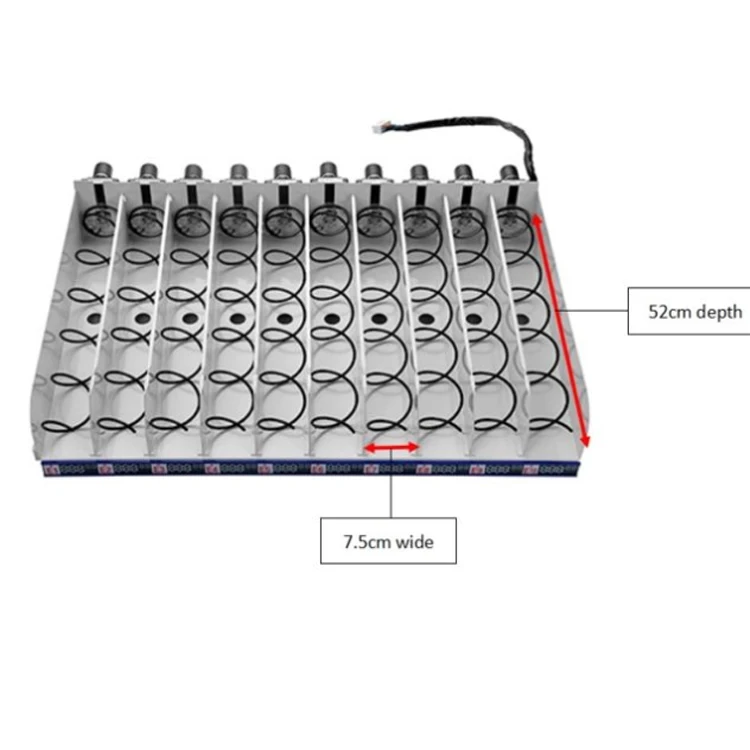 Custom Make Size And Color Spiral Springs For Snack Vending Machines ...