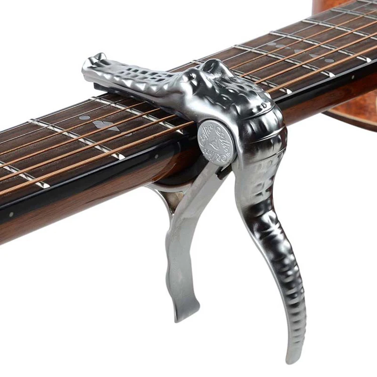 Wholesale Advanced Metal Crocodile Guitar Capo - Buy Guitar Capo,Color ...