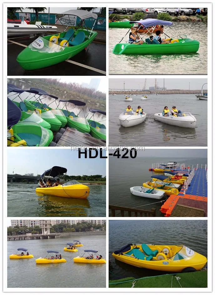 HEITRO 4 Person Electric Water Bike Pedal Boat - Fun & Thrill