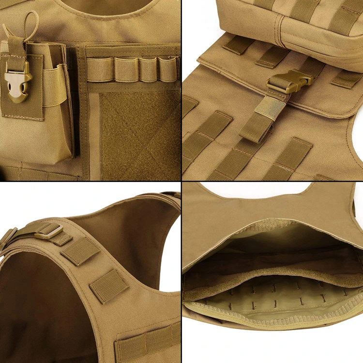 Outdoor Molle Police Vest Army Military Training Cs Field Ultra-light ...