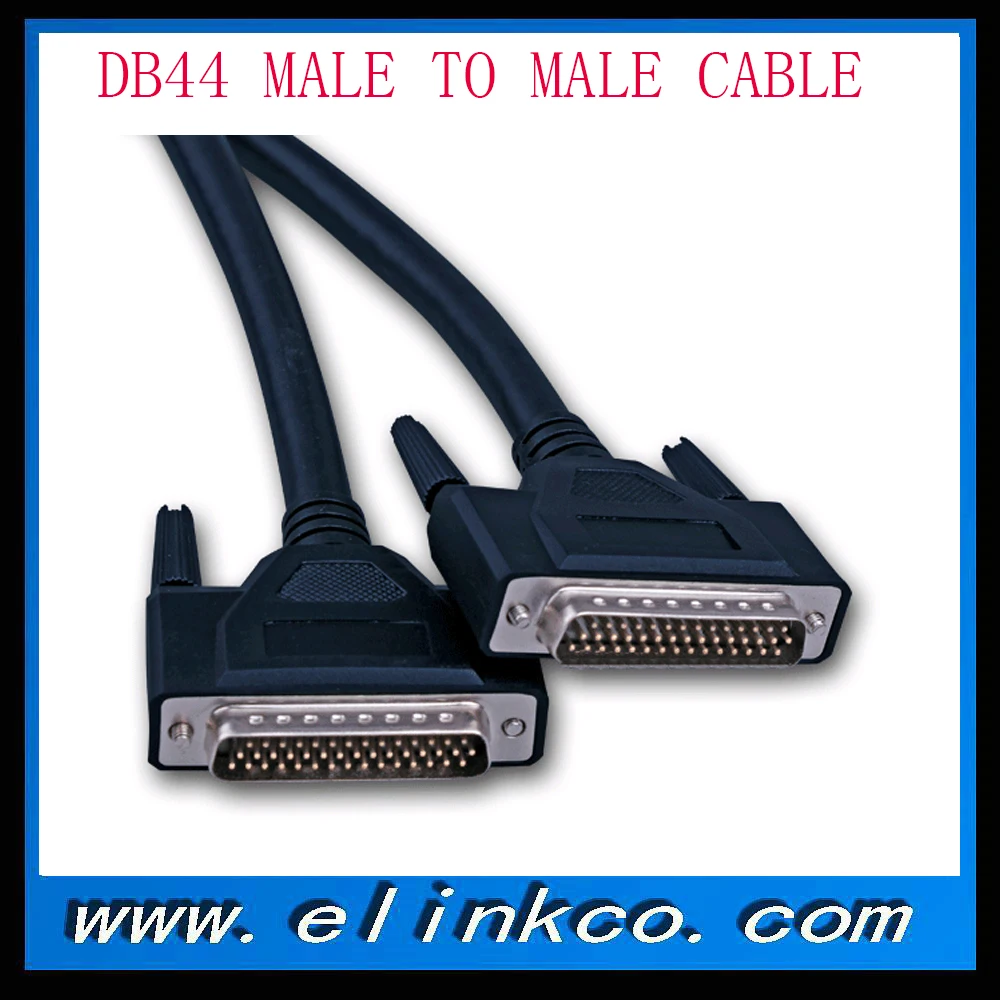 Db37 Connector Cable 37 Pin Male To Female 1.3 Mt Shielded 26 Awg Data ...