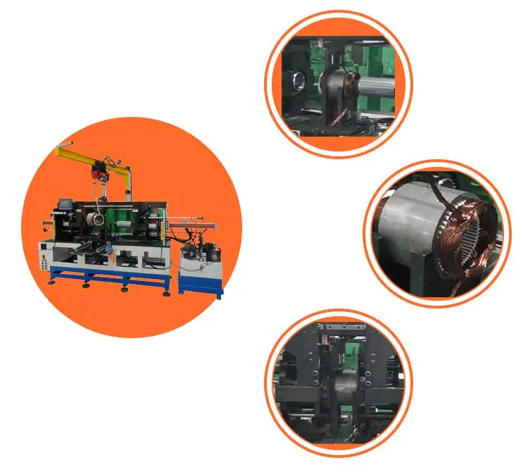 Horizontal Intermediate Coil Forming Machine Shaping Big Stator - Buy ...