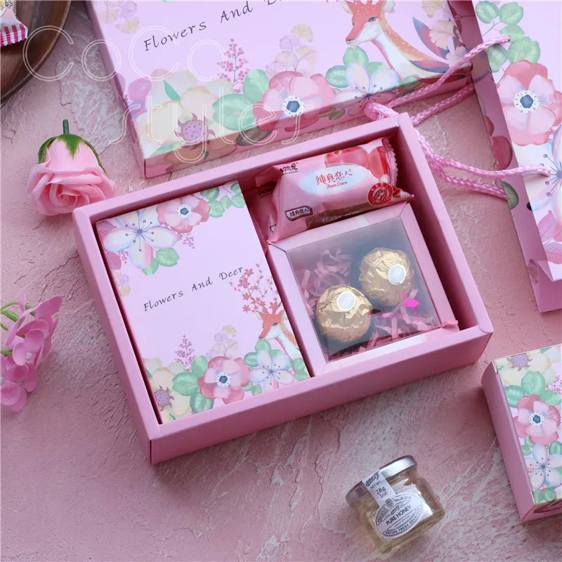 Cocostyles Bespoke Super Hot Dreamlike Aesthete Pink Floral Gift Box ...