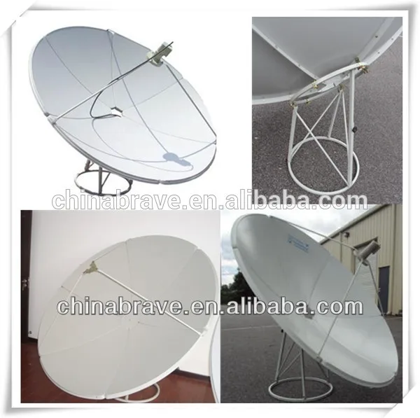C Band 6 Feet Satellite Dish - High Definition & Waterproof