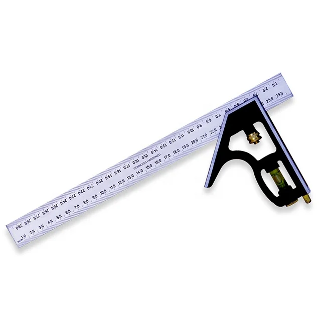 MEASPRO 12-Inch/300mm Combination Square/Angle Square/Try Square with ...