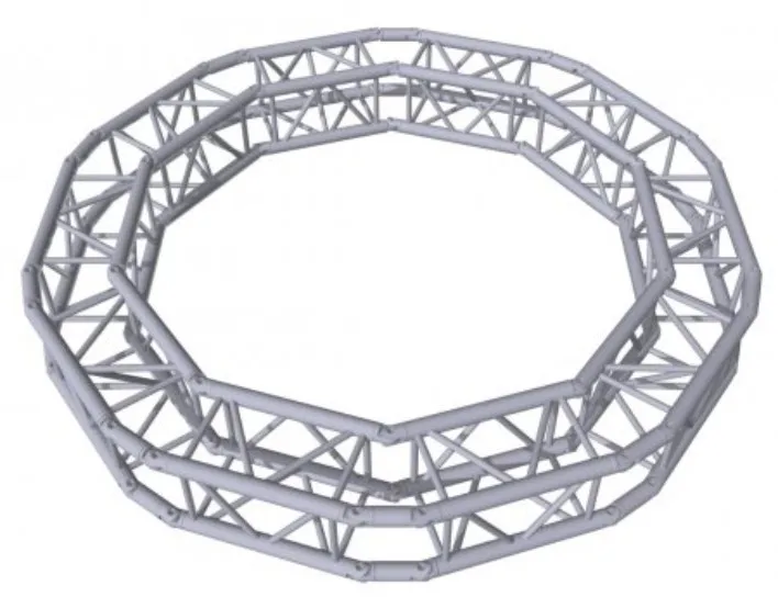 Aluminum Square Circular Display Truss - Buy Circular Display Truss ...