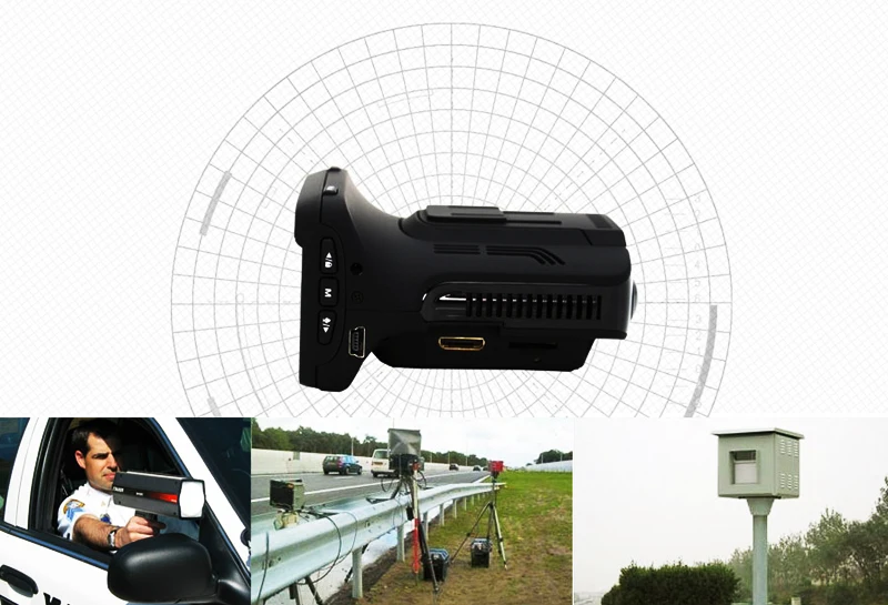 Firstscene G3 Ambarella A7 1296p Video Recording Gps Log Radar Detector ...