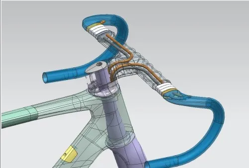 Fully Internal Cable Routing 700x28c Aero Carbon Disc Road Bike Frame ...