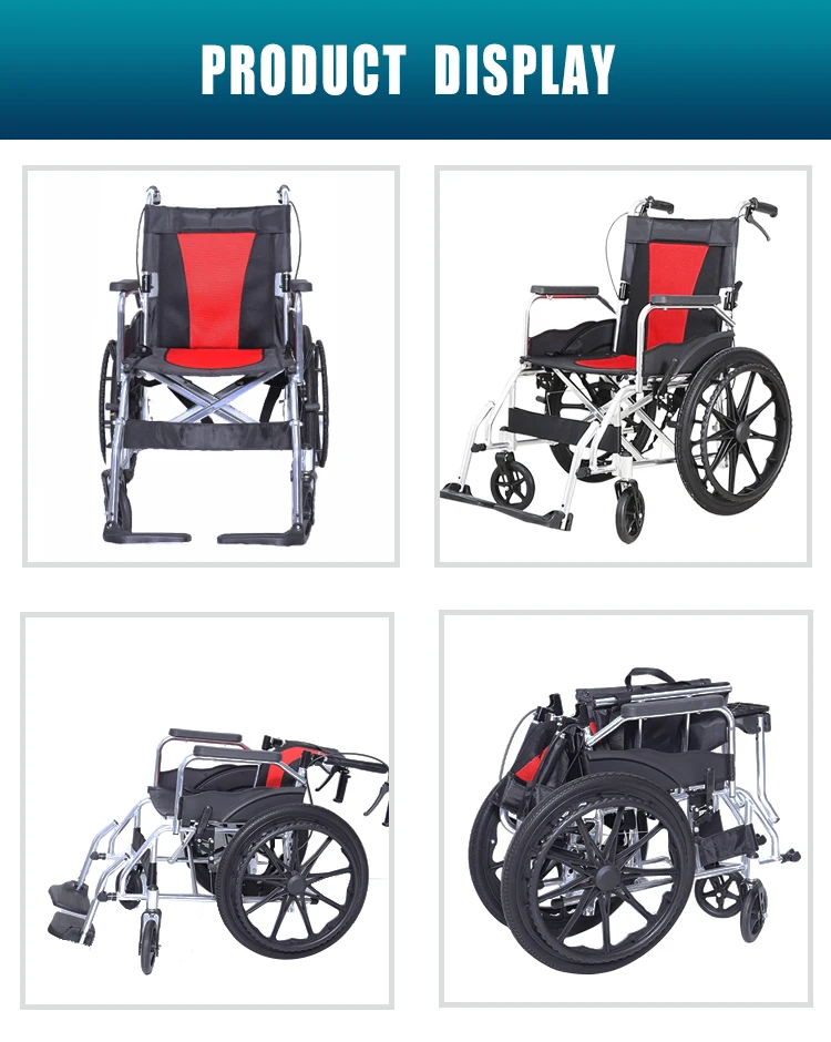 Elderly And Disabled Hospital Pedal Adjustable Handicapped Wheelchair ...