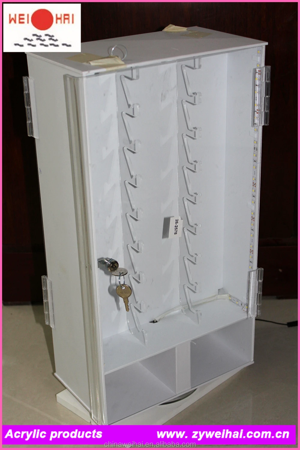 Rotating Acrylic Knife Display Cases - Buy Acrylic Knife Display Cases ...